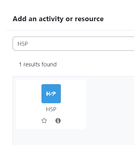 How to create an H5P activity on the Learning Mall - Knowledge Base